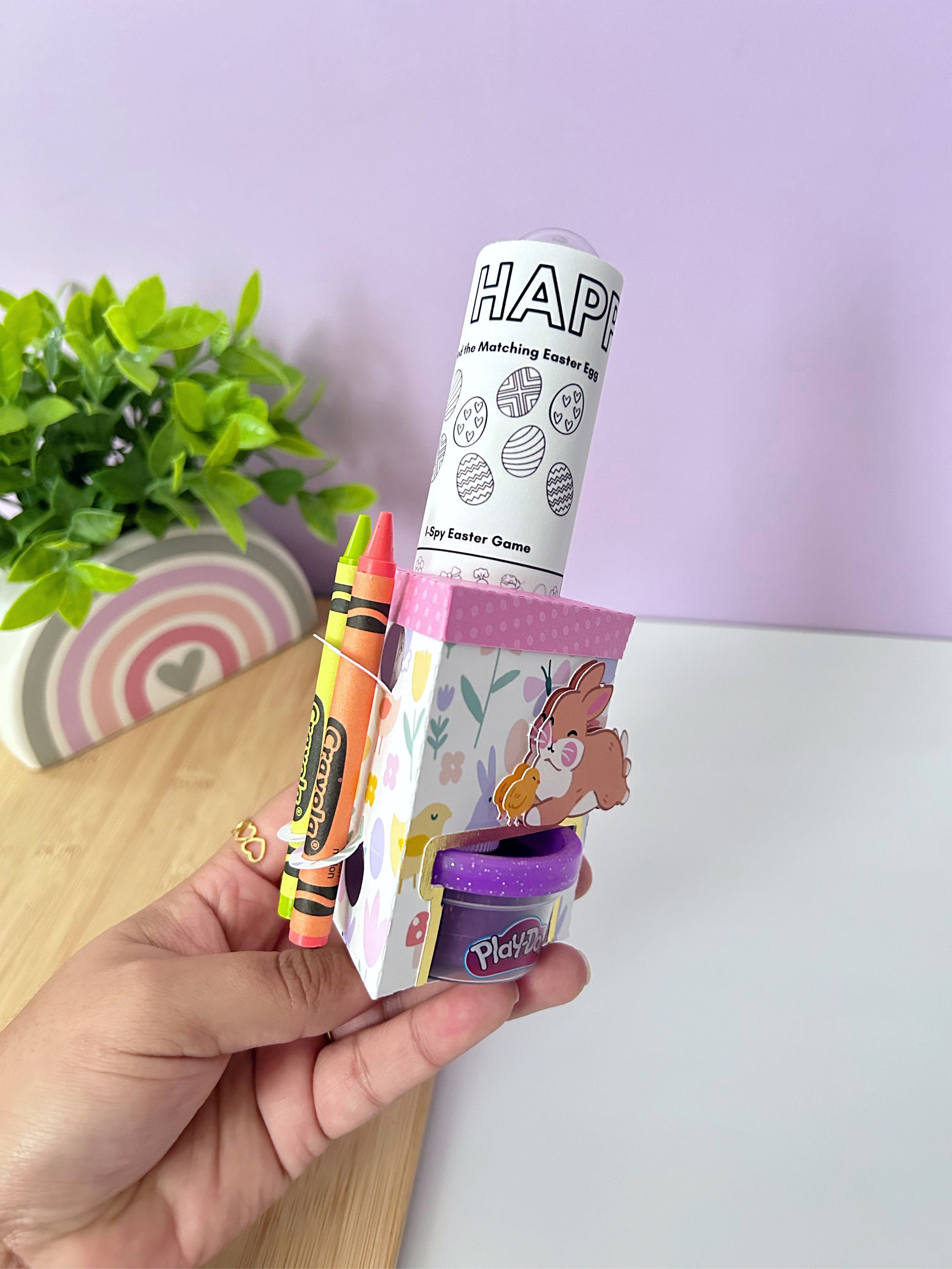 Coloring & Play-Doh Activity Box Template Coloring Pages Box - Etsy México