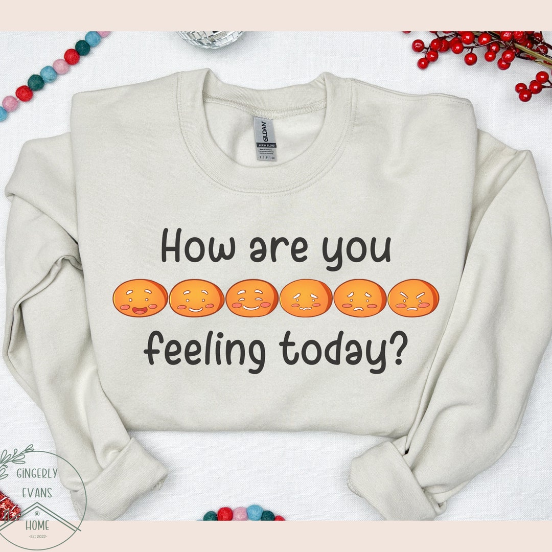 How Are You Feeling Today Gingerbread Pain Scale Sweatshirt Christmas ...