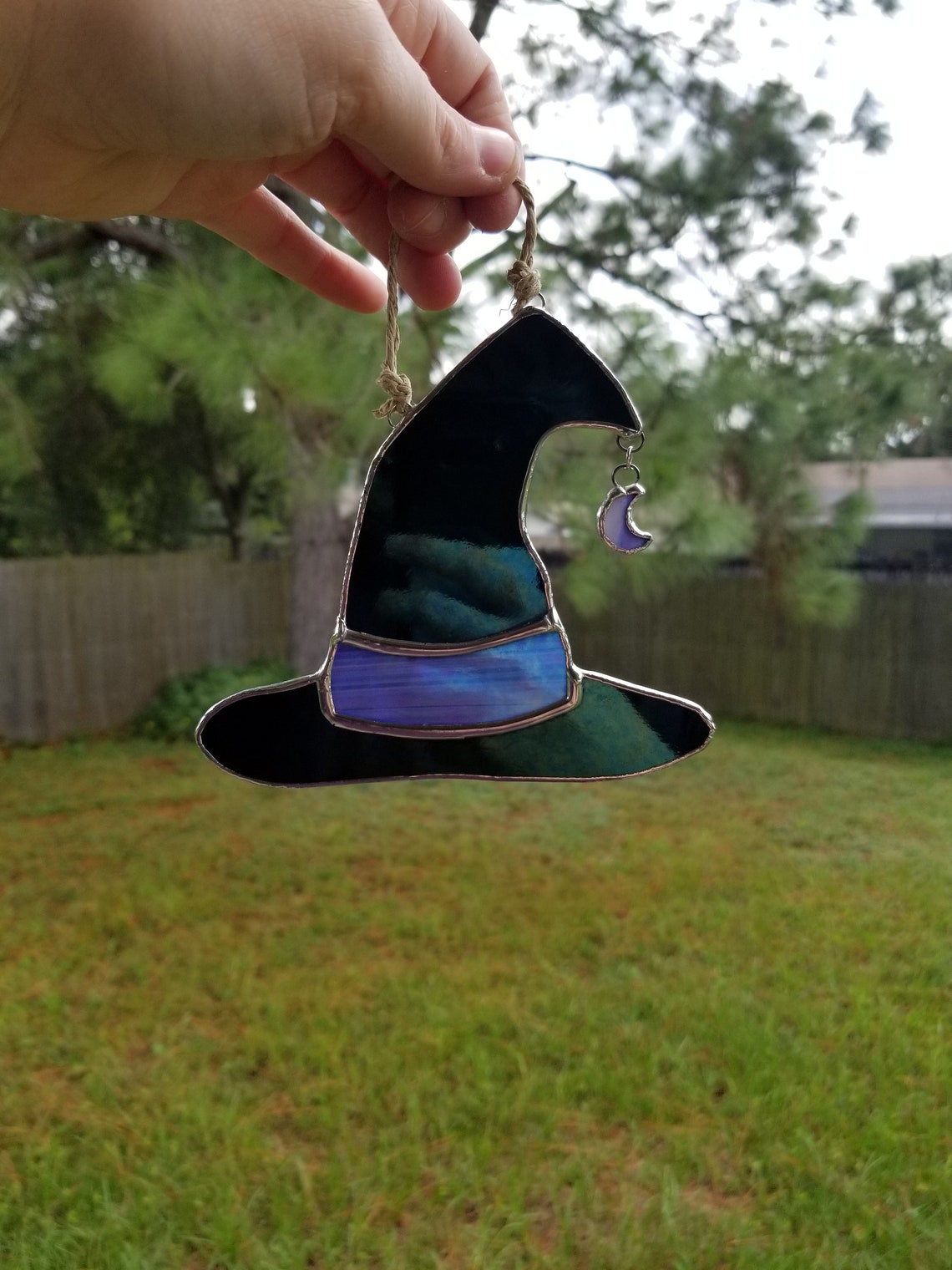 Witch Hat Stained Glass Pattern - PDF Digital Download - Etsy