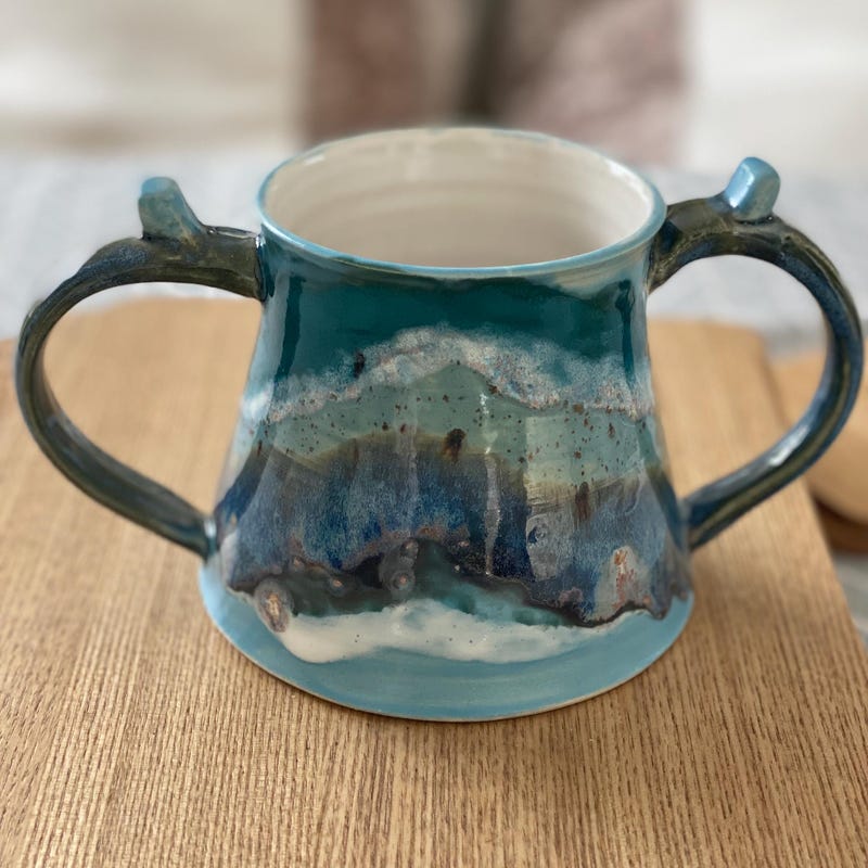 Wide Base Mug - Etsy