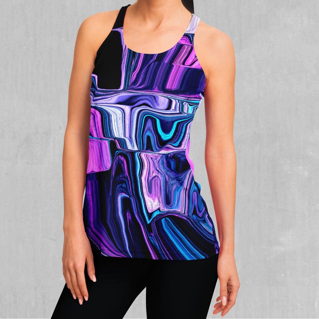 Liquid Amethyst Psychedelic Women's Racerback Tank Top - Etsy