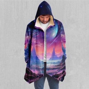 Stellar Dreams Galaxy Nebula Space EDM Rave Festival Sherpa Lined ...