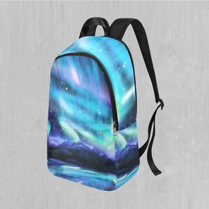 Northern Lights Adventure Festival Abstract Landscape Backpack With ...