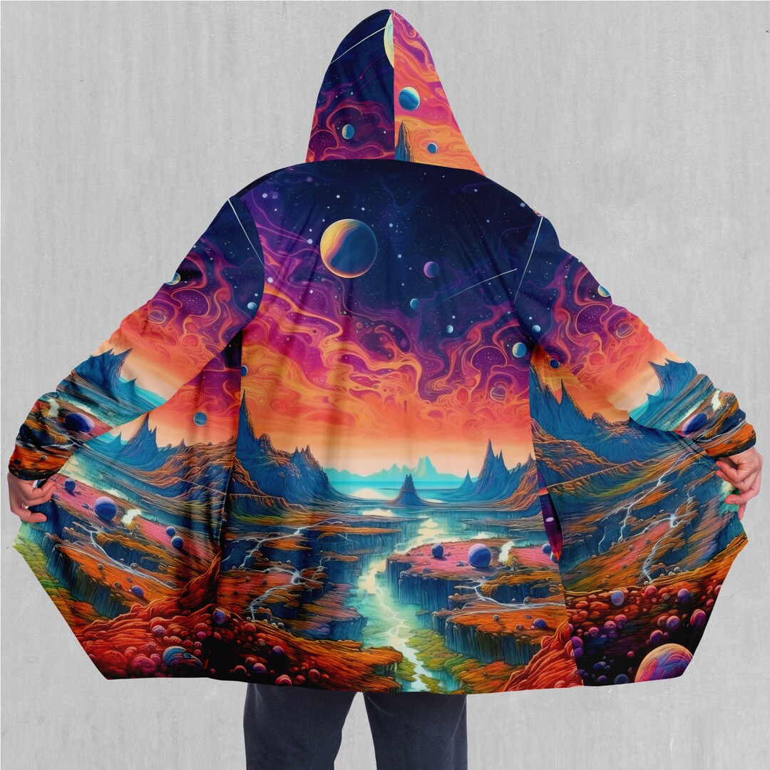Astral Odyssey Galaxy Nebula Space EDM Rave Festival Sherpa Lined ...