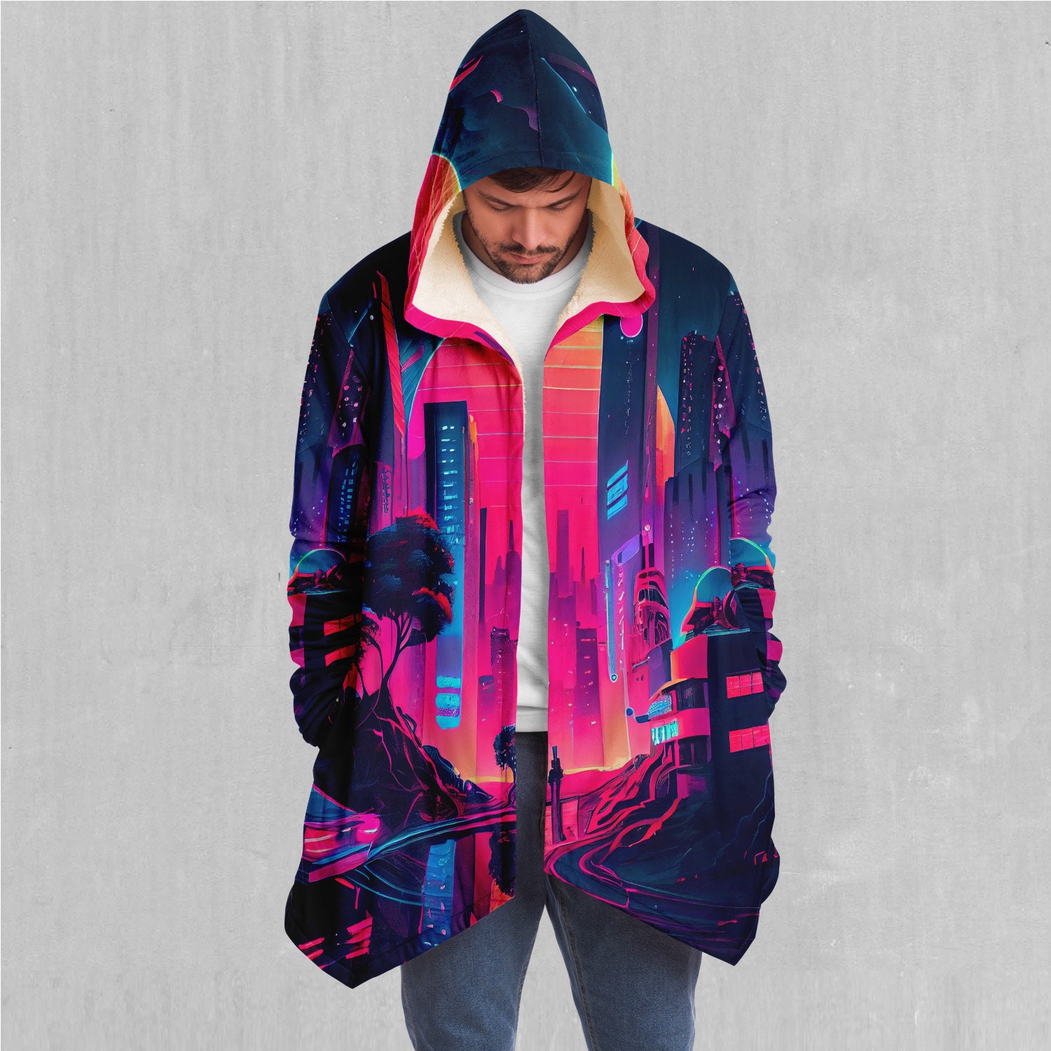 Neon Sunrise Vaporwave Retro EDM Rave Festival Synthwave - Etsy