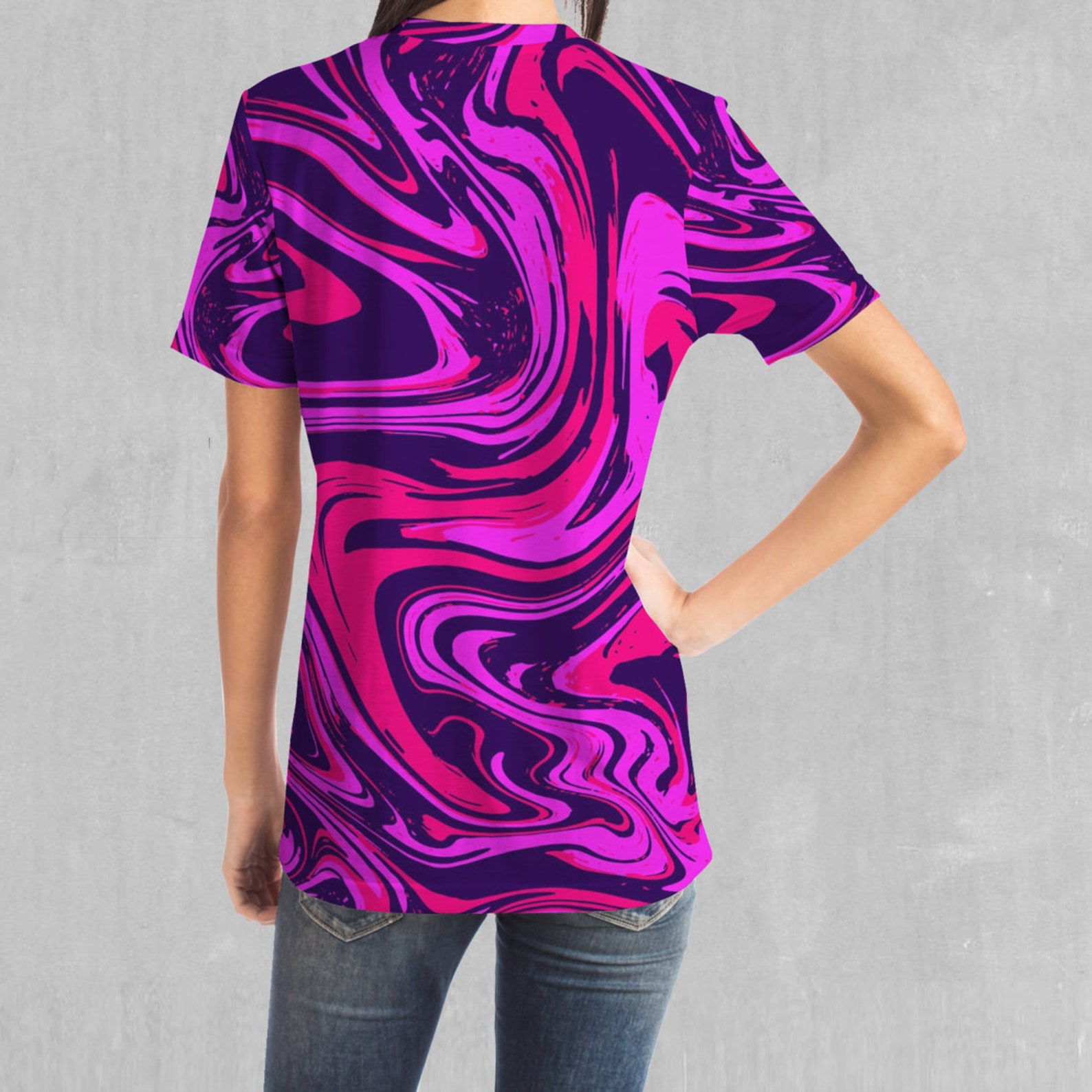 Candy Drip Psychedelic Pink EDM Rave Festival All Over Print | Etsy