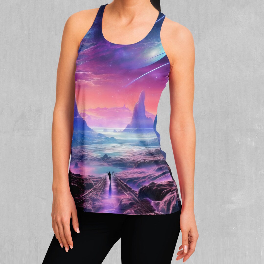 Stellar Dreams Galaxy Outer Space Women's Racerback Tank Top - Etsy