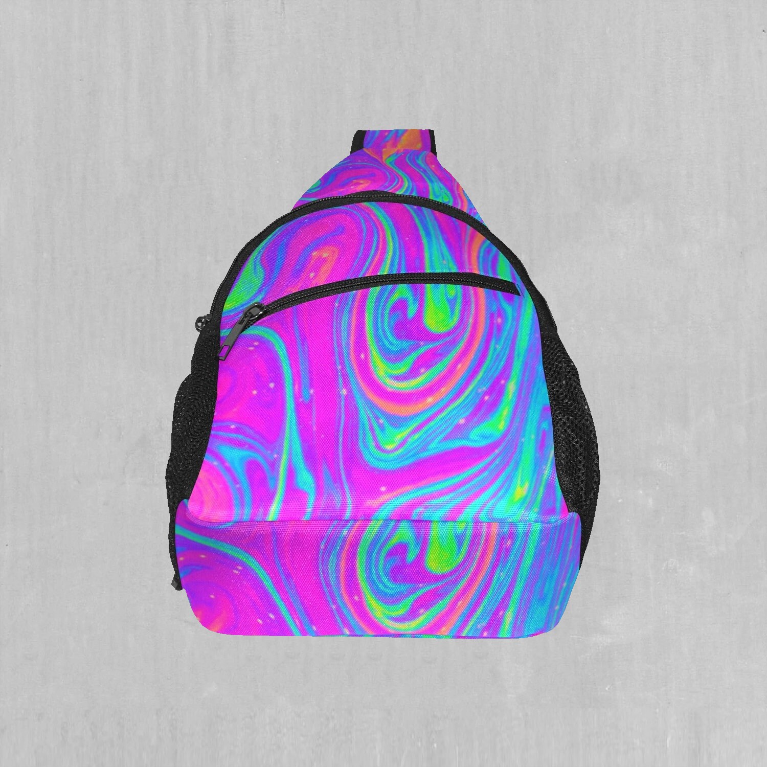Acidic Drip Psychedelic Sling Fanny Pack Crossbody Festival - Etsy