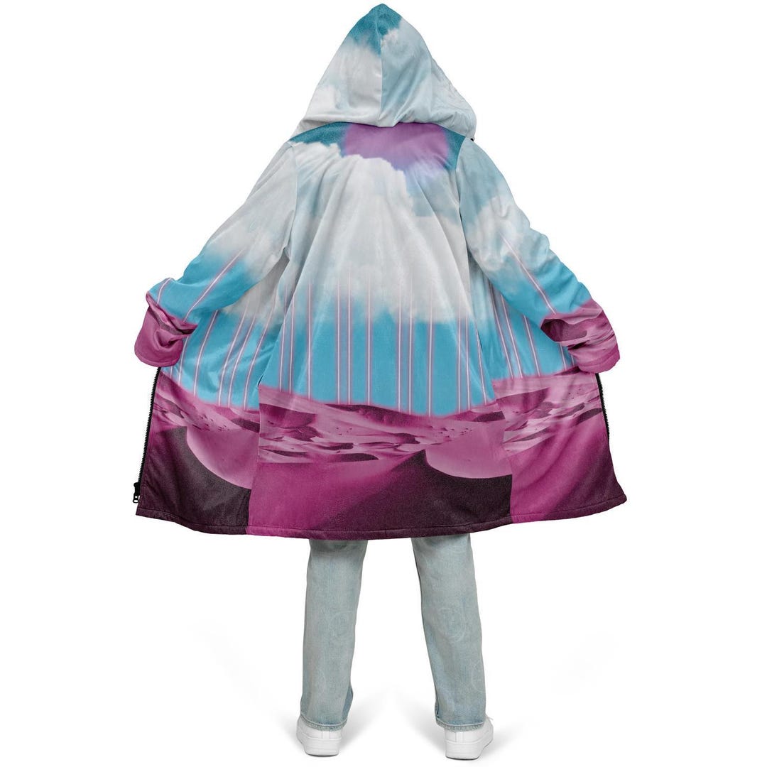 Electric Desert Zip Cloak Vaporwave Zip Cloak Retro Zip Cloak ...
