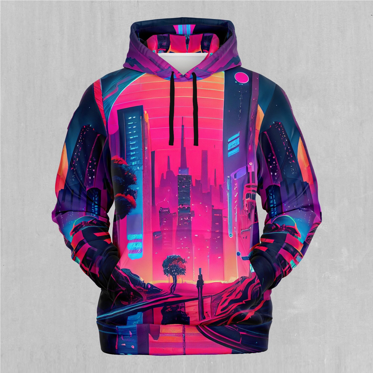 Neon Sunrise Vaporwave Synthwave EDM Rave Festival Polyester - Etsy