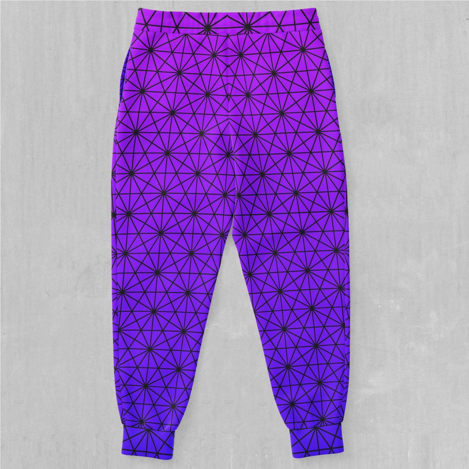 Star Net (Ultraviolet) Sacred Geometry EDM Rave Festival Joggers sold ...