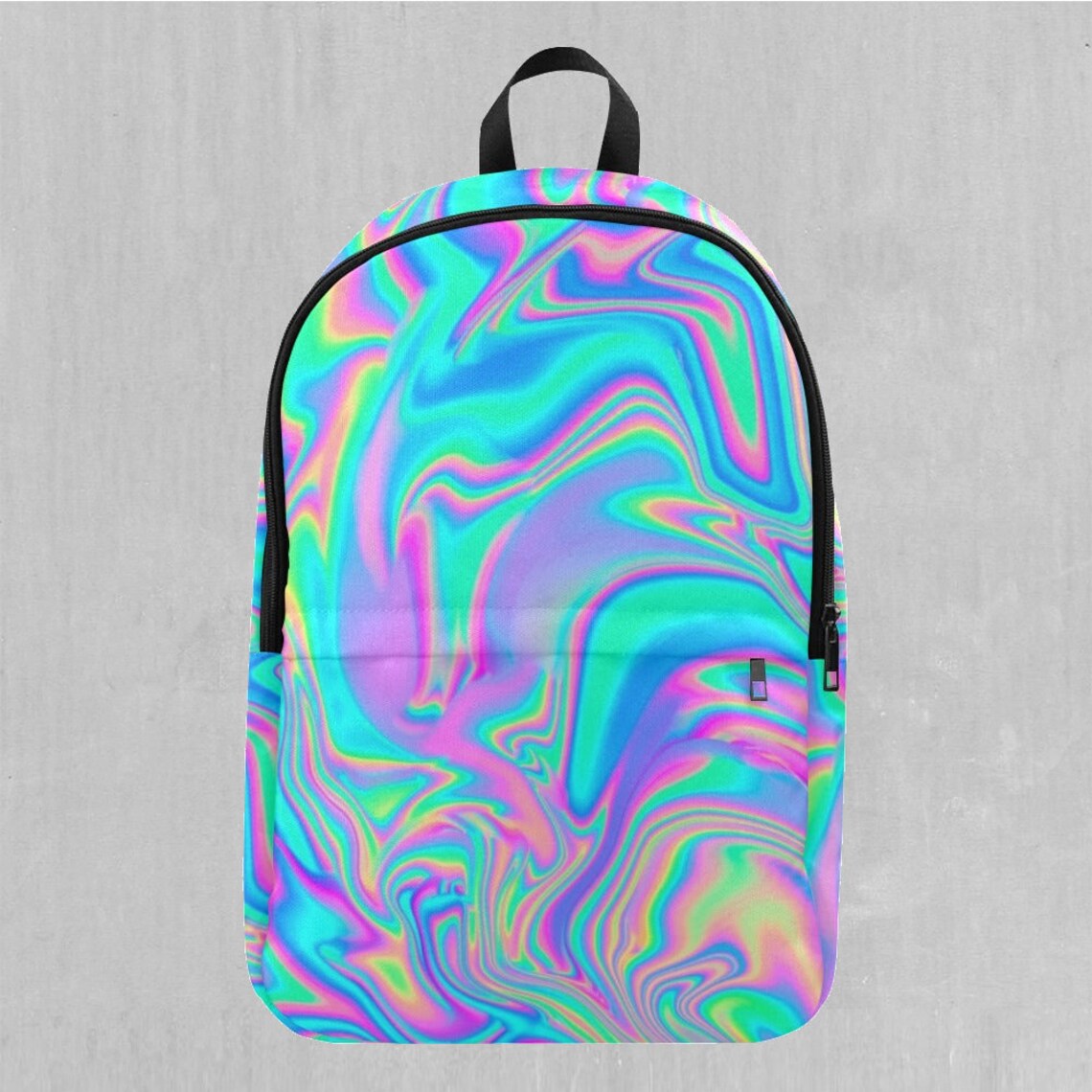 Holographic Adventure Festival Psychedelic Backpack With - Etsy