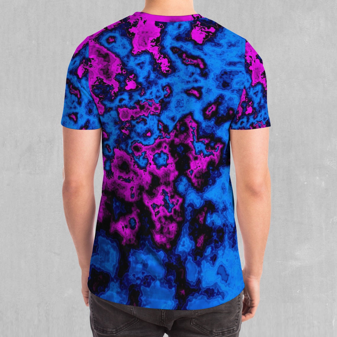 Geocidic Psychedelic Blue/purple EDM Rave Festival All Over Print Tee ...