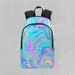 Holographic Adventure Festival Psychedelic Backpack With Laptop ...
