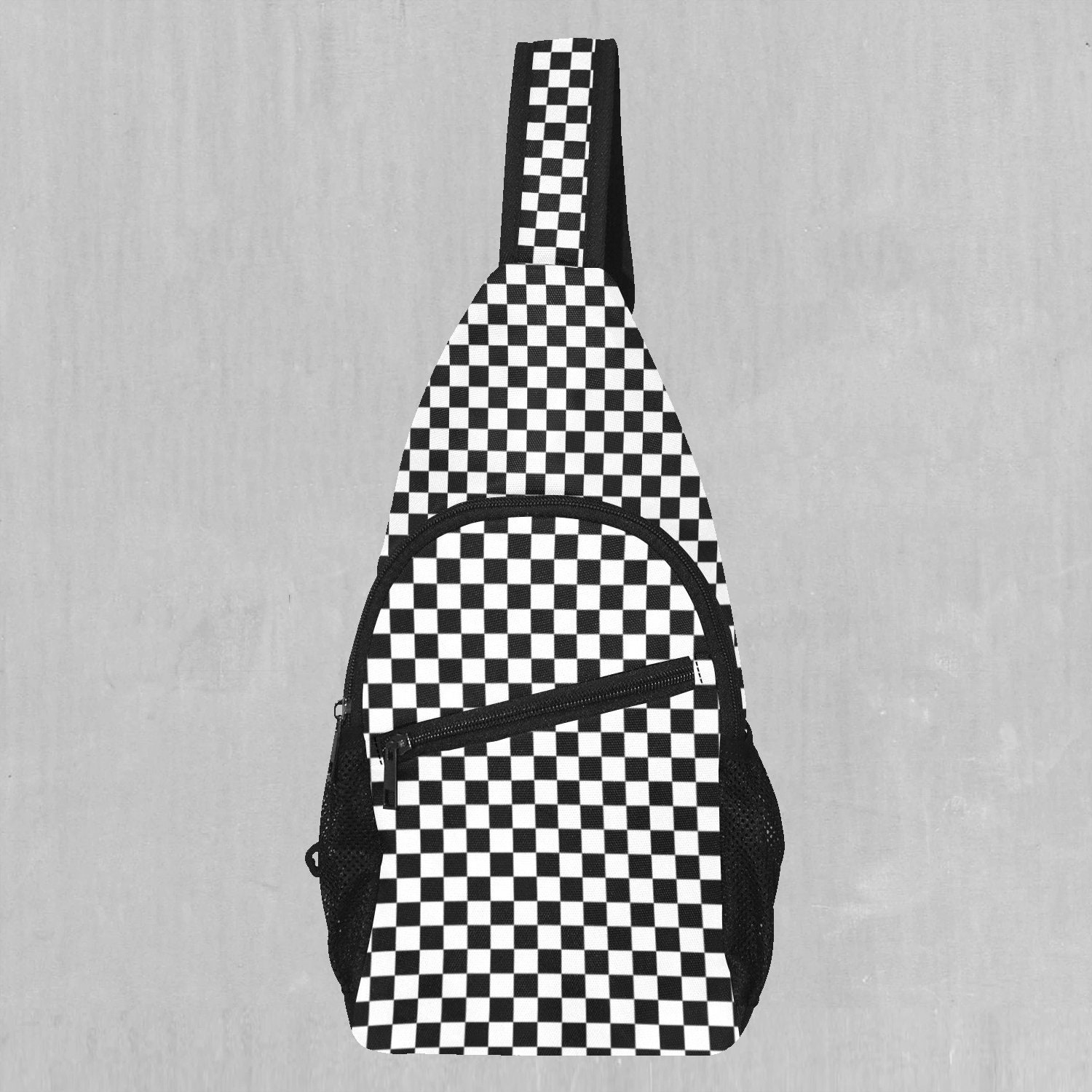 Checkerboard Sling Fanny Pack Crossbody Festival Bag - Etsy