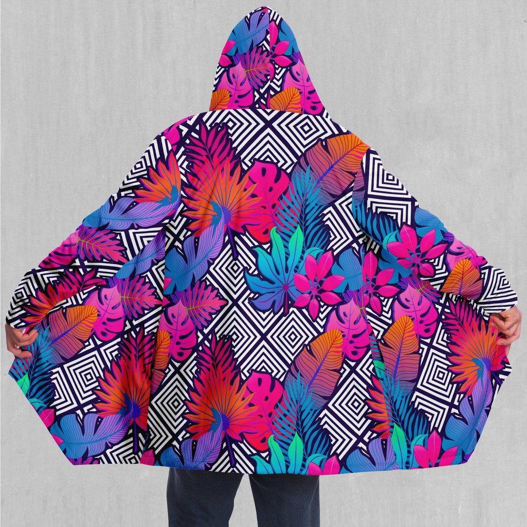 Vault Tropic Cloak Floral Tropical EDM Rave Festival Cloak - Etsy