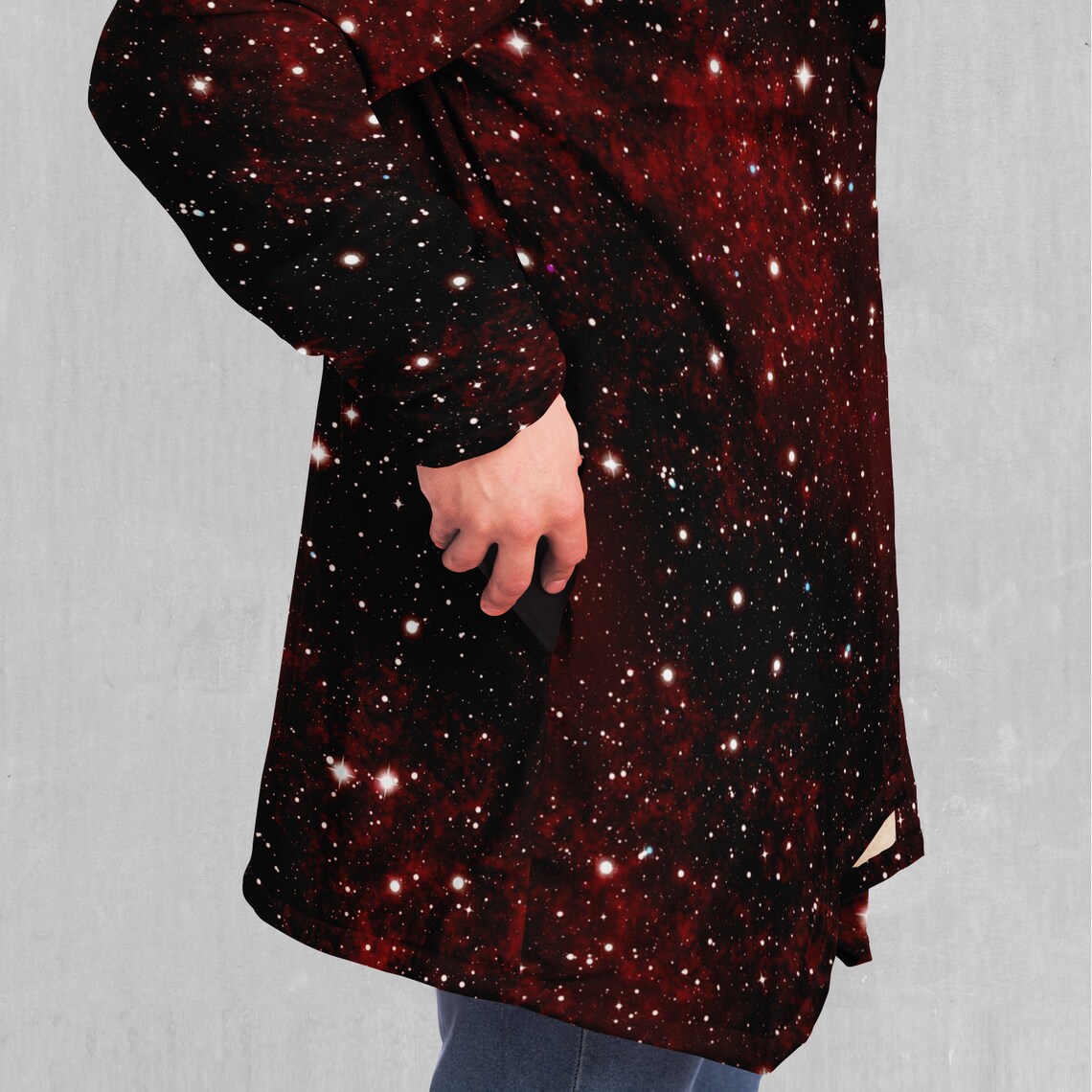 Crimson Space Galaxy Nebula EDM Rave Festival Sherpa Lined - Etsy