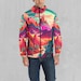 Desert Dreams Psychedelic Snowboarding Windbreaker and Ski Windbreaker ...