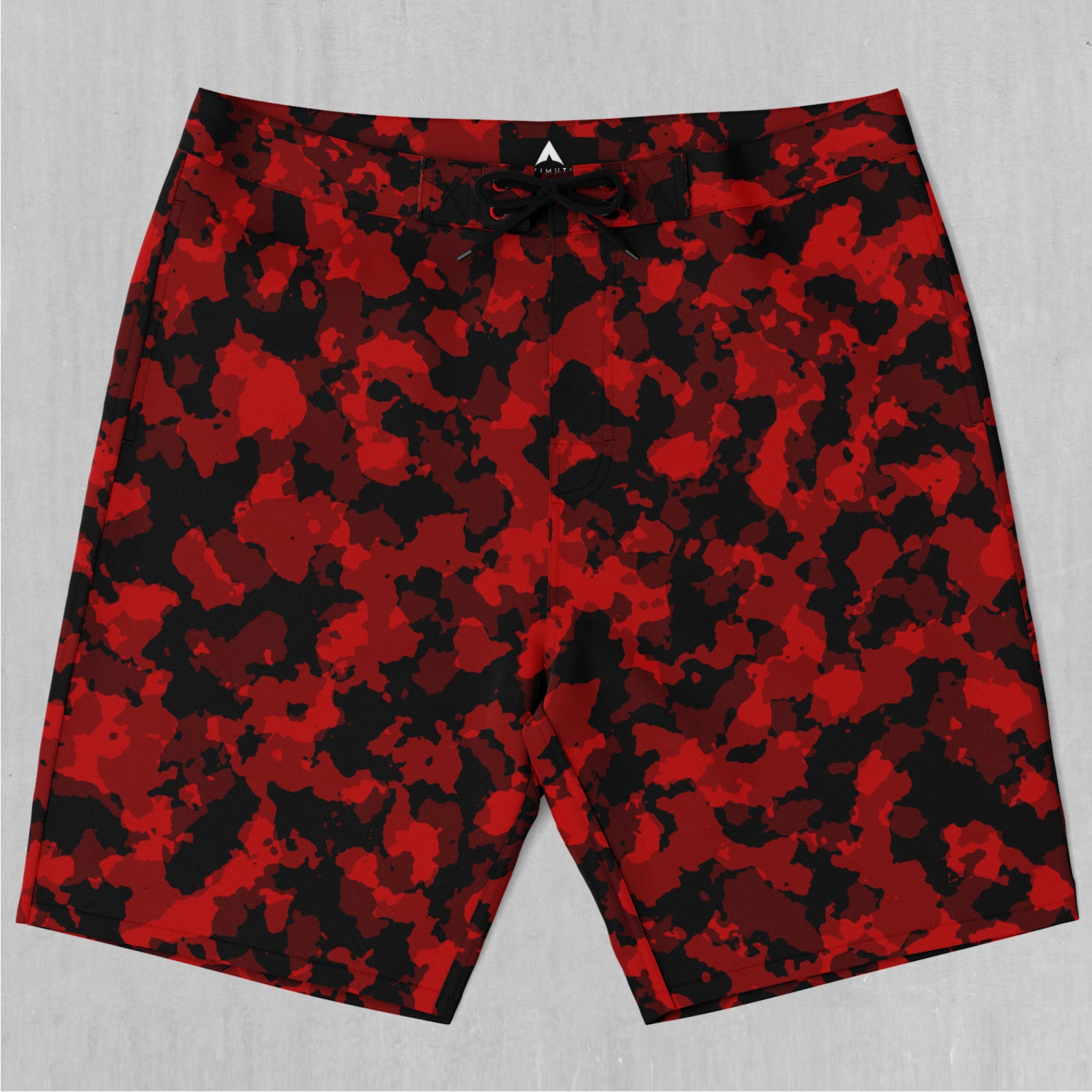 Cardinal Red Camo Board Shorts Men's Bathing Suit Swim - Etsy