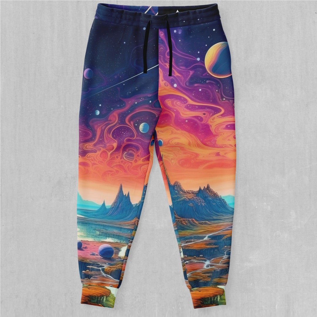Astral Odyssey Galaxy Nebula Outer Space EDM Rave Festival Joggers - Etsy