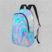 Holographic Adventure Festival Psychedelic Backpack With Laptop ...
