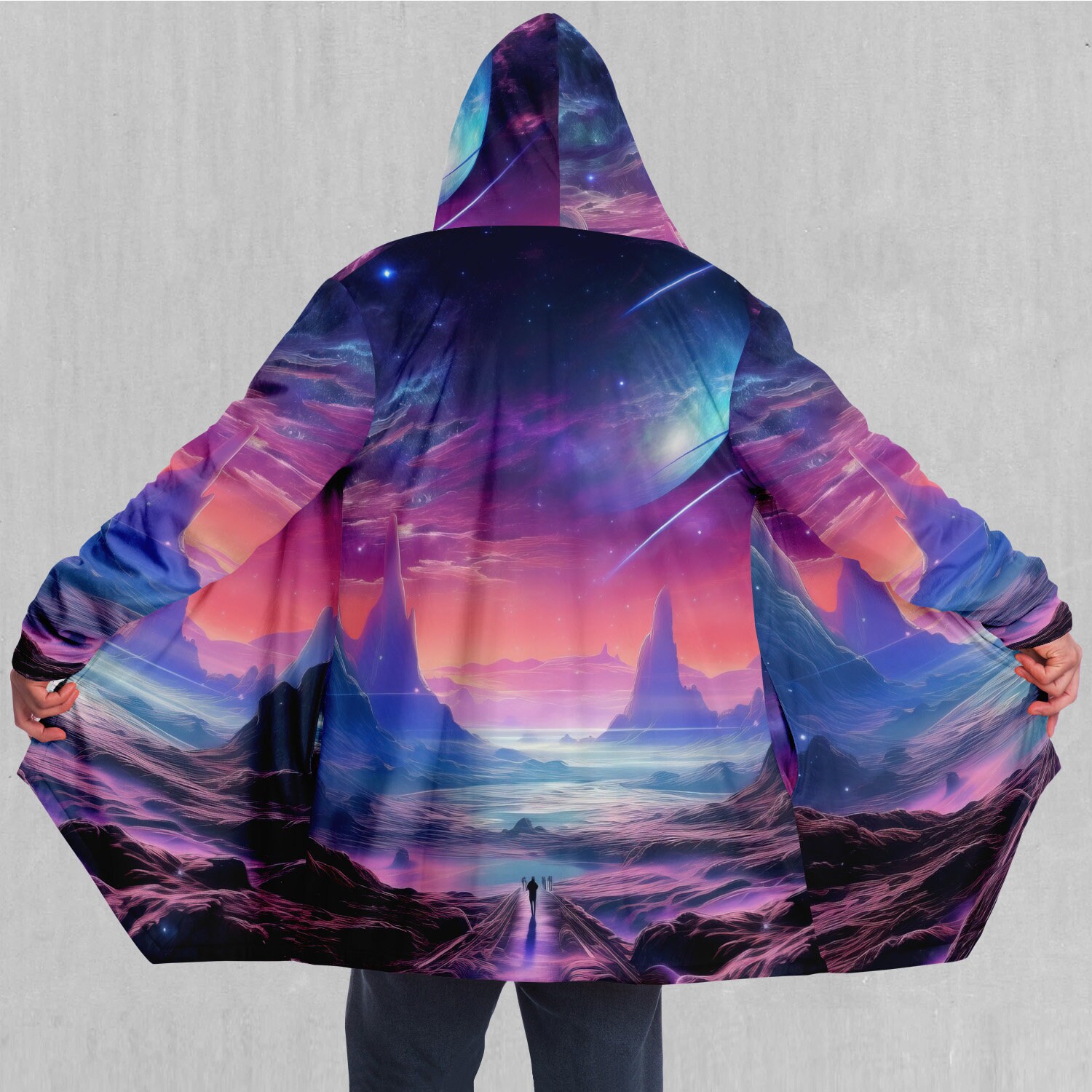 Stellar Dreams Galaxy Nebula Space EDM Rave Festival Sherpa Lined ...