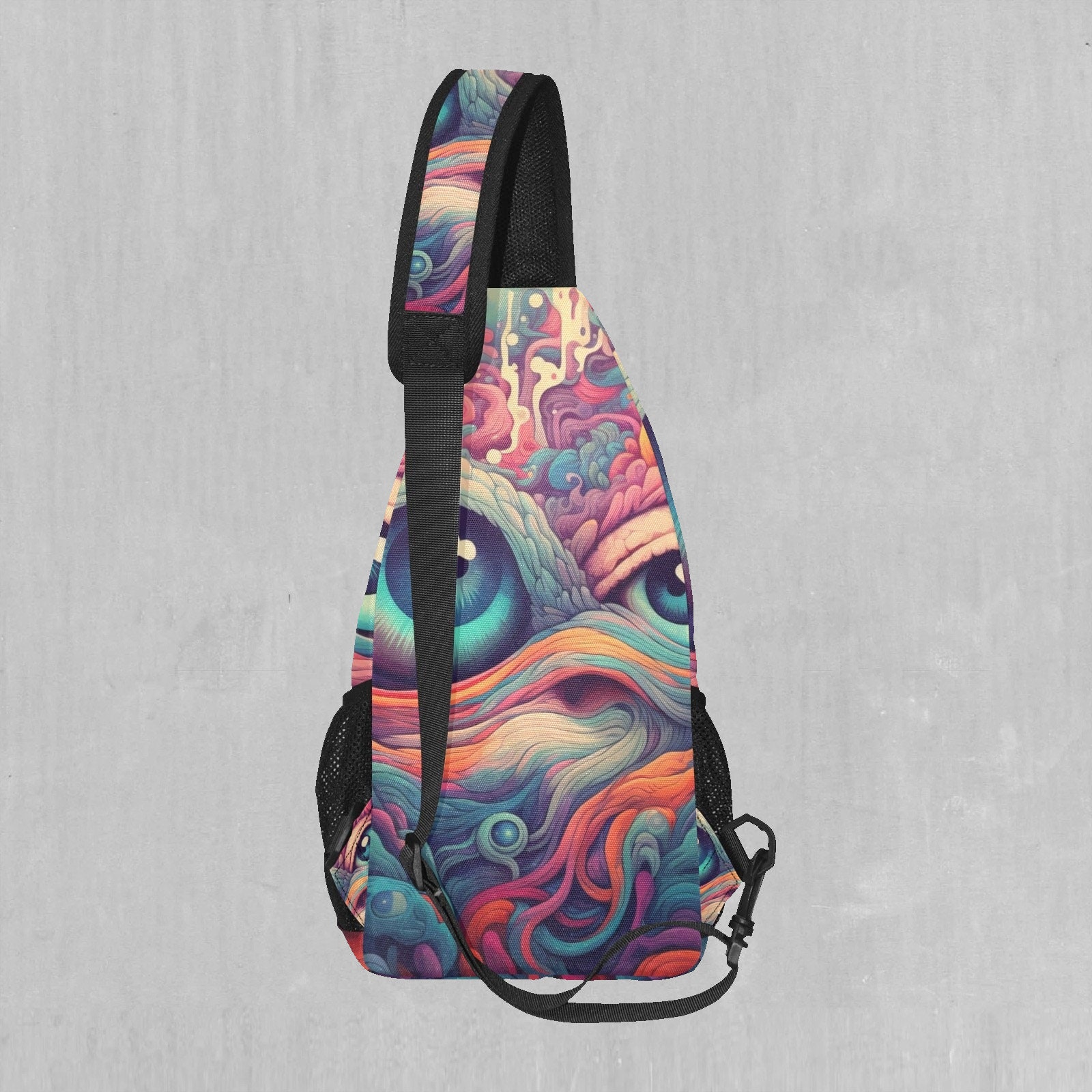 Mind Iris Psychedelic Sling Fanny Pack Crossbody Festival Bag - Etsy
