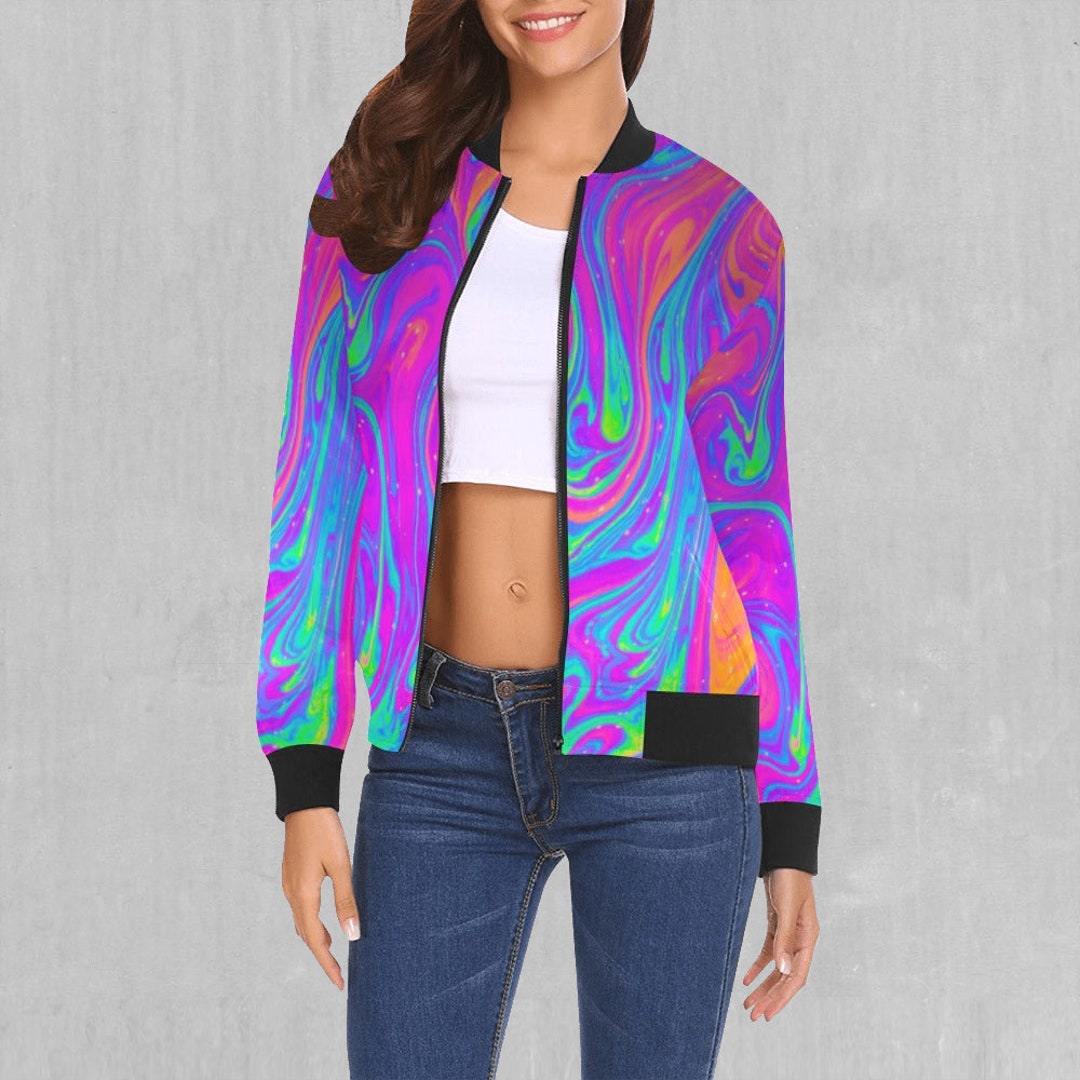 Acidic Drip Women's Bomber Jacket - Etsy