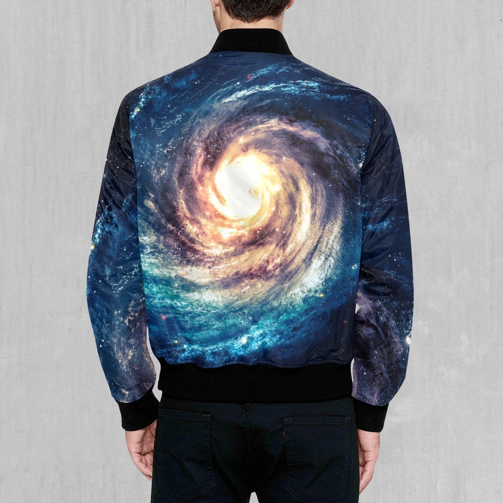 Spiral Galaxy Men's Bomber Jacket sold by Emily Hudson | SKU 74453198 ...