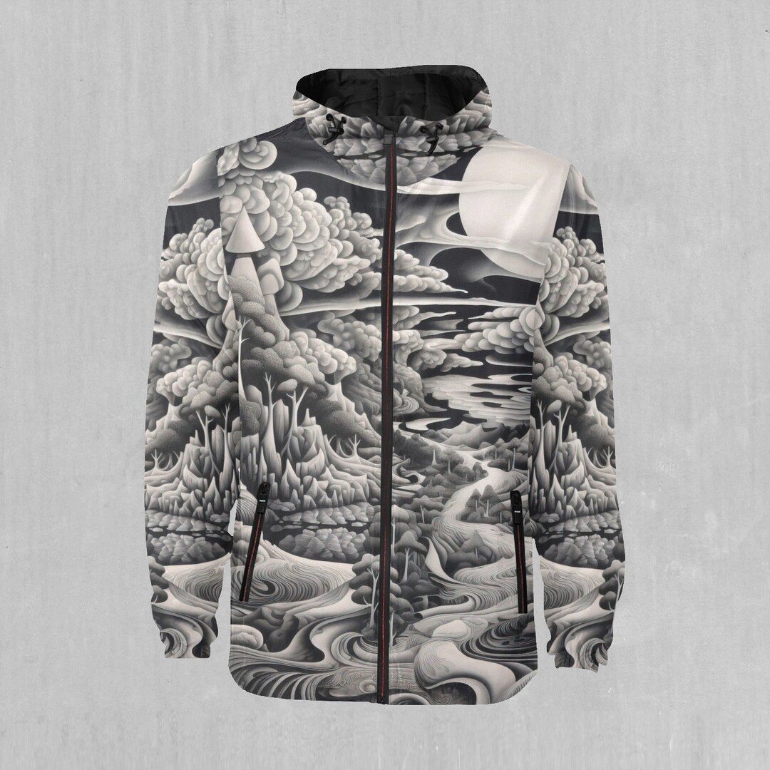 Ethereal Moonlight Psychedelic Trippy Windbreaker and Windbreaker ...