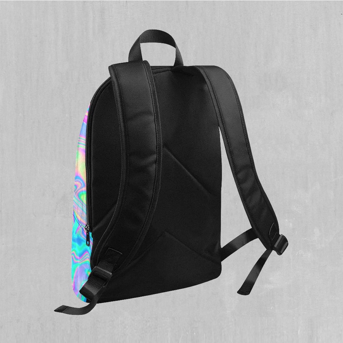 Holographic Adventure Festival Psychedelic Backpack With - Etsy