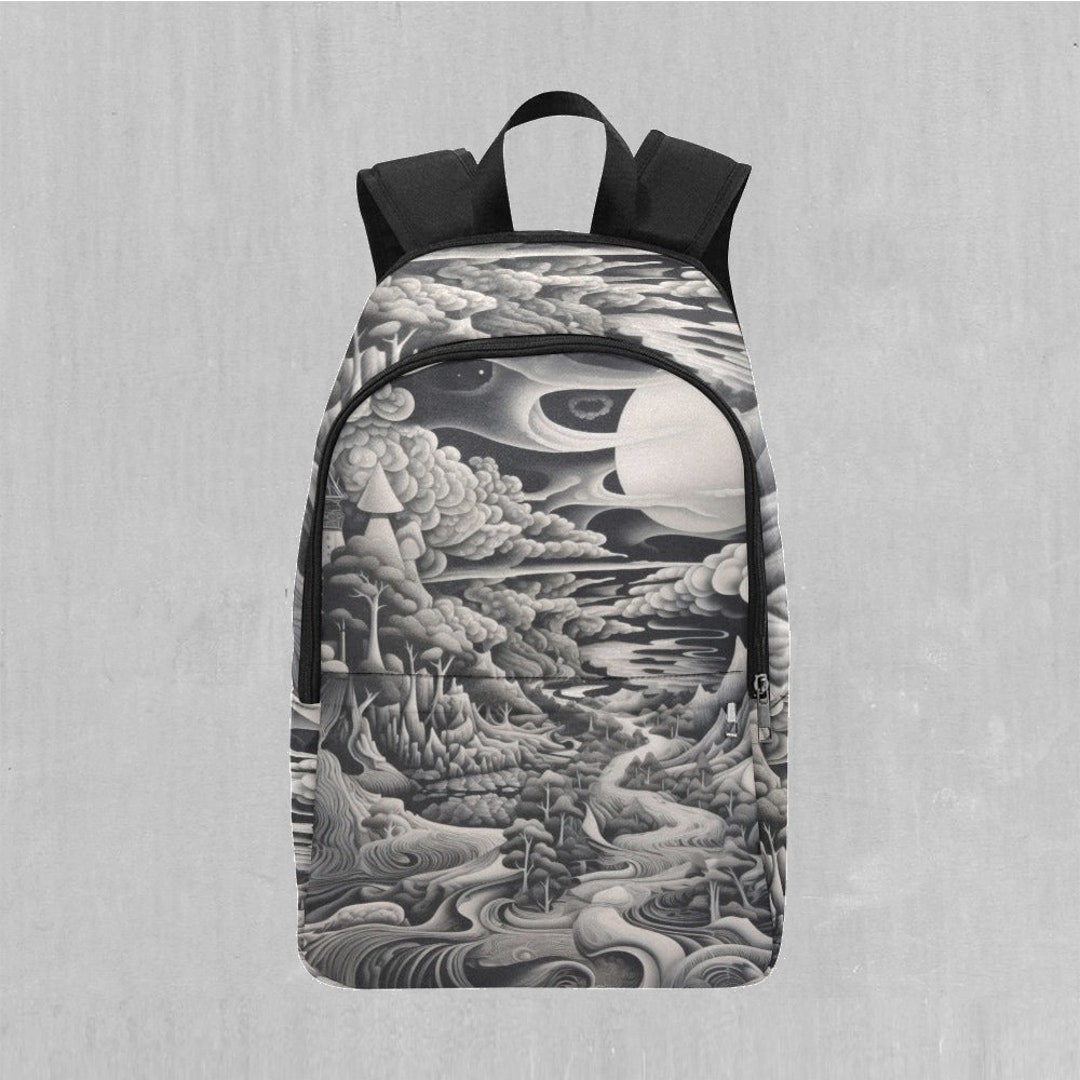 Ethereal Moonlight Psychedelic Adventure Festival Backpack With Laptop ...