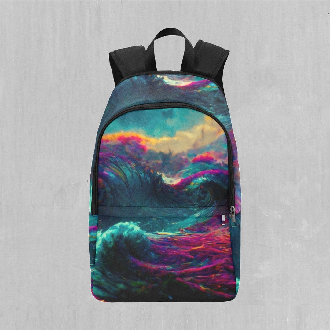 Mind Bending Sea Adventure Festival Psychedelic Backpack With Laptop ...