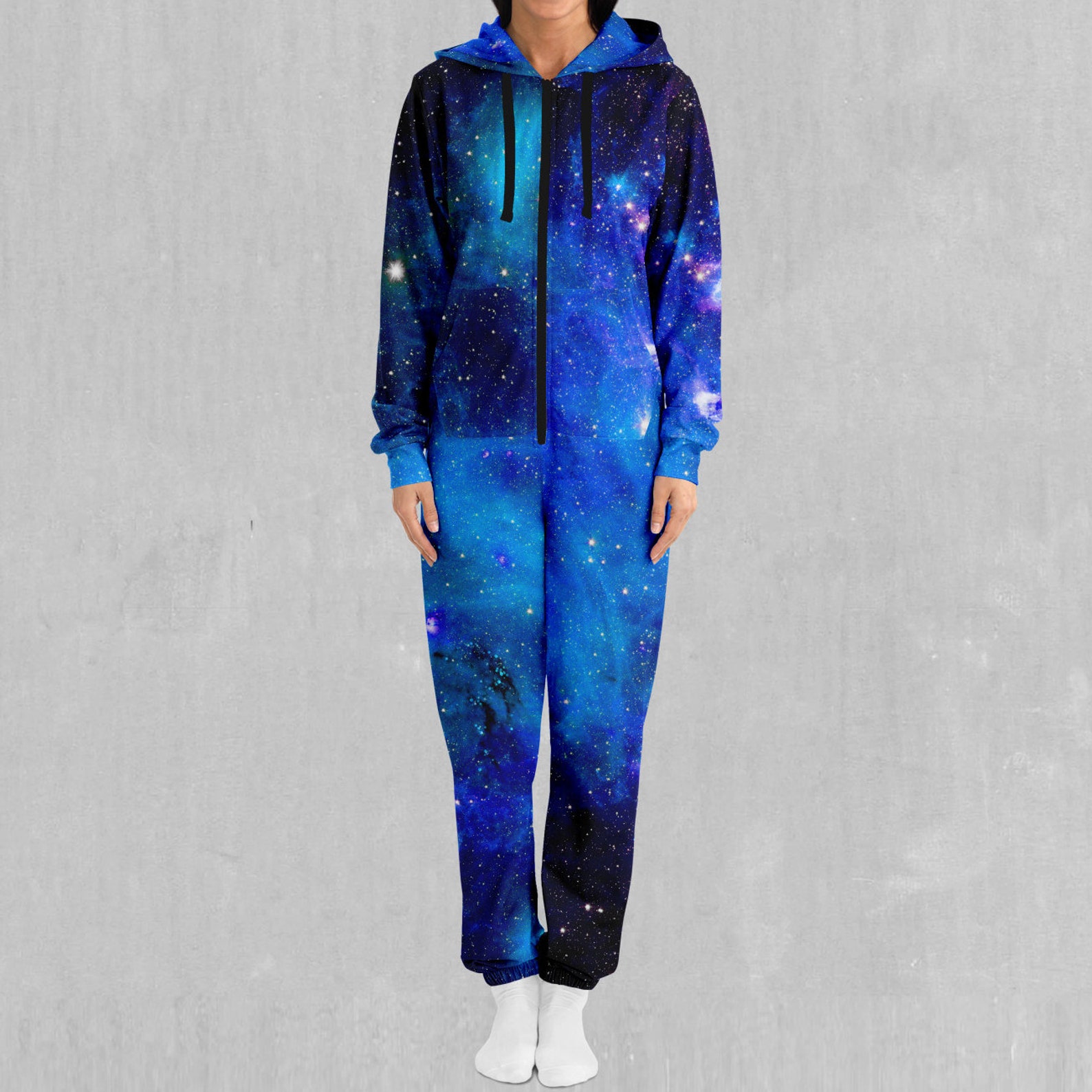 Stardust Outer Space Galaxy Adult Zip up Jumpsuit Pajamas - Etsy