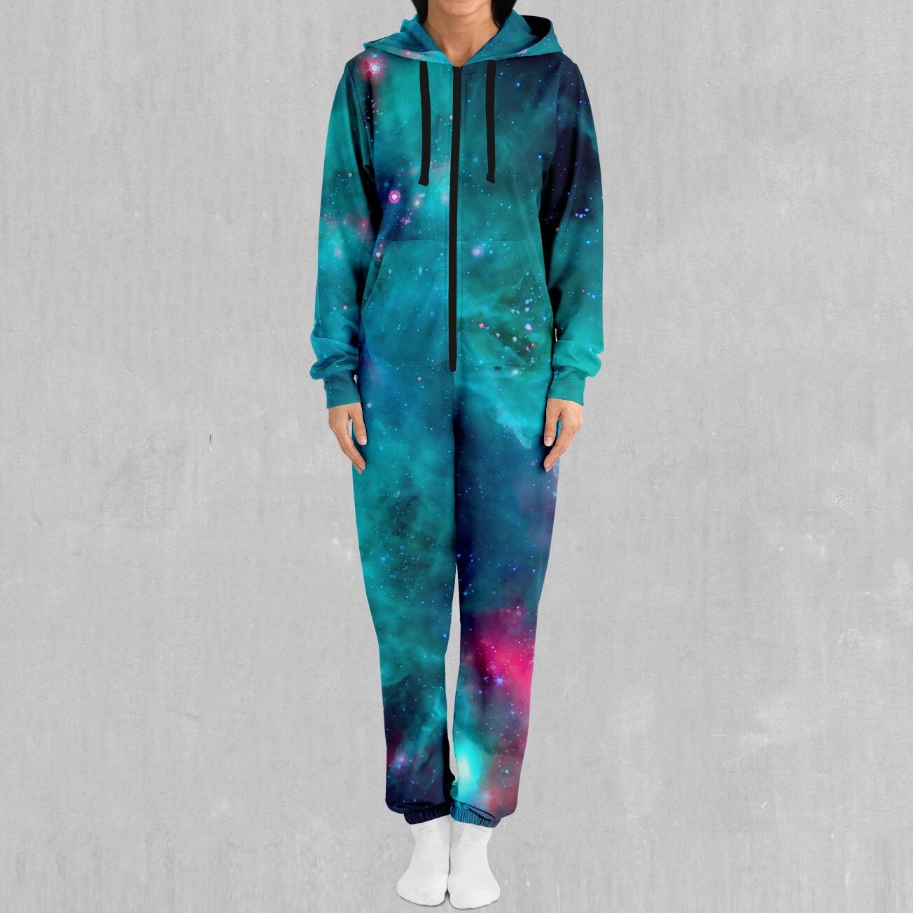 Galaxy Aurora Outer Space Galaxy Adult Onesie Zip up Jumpsuit - Etsy