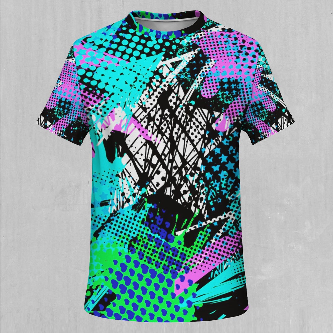 Electric Avenue Abstract Pastel EDM Rave Festival All Over Print Tee - Etsy