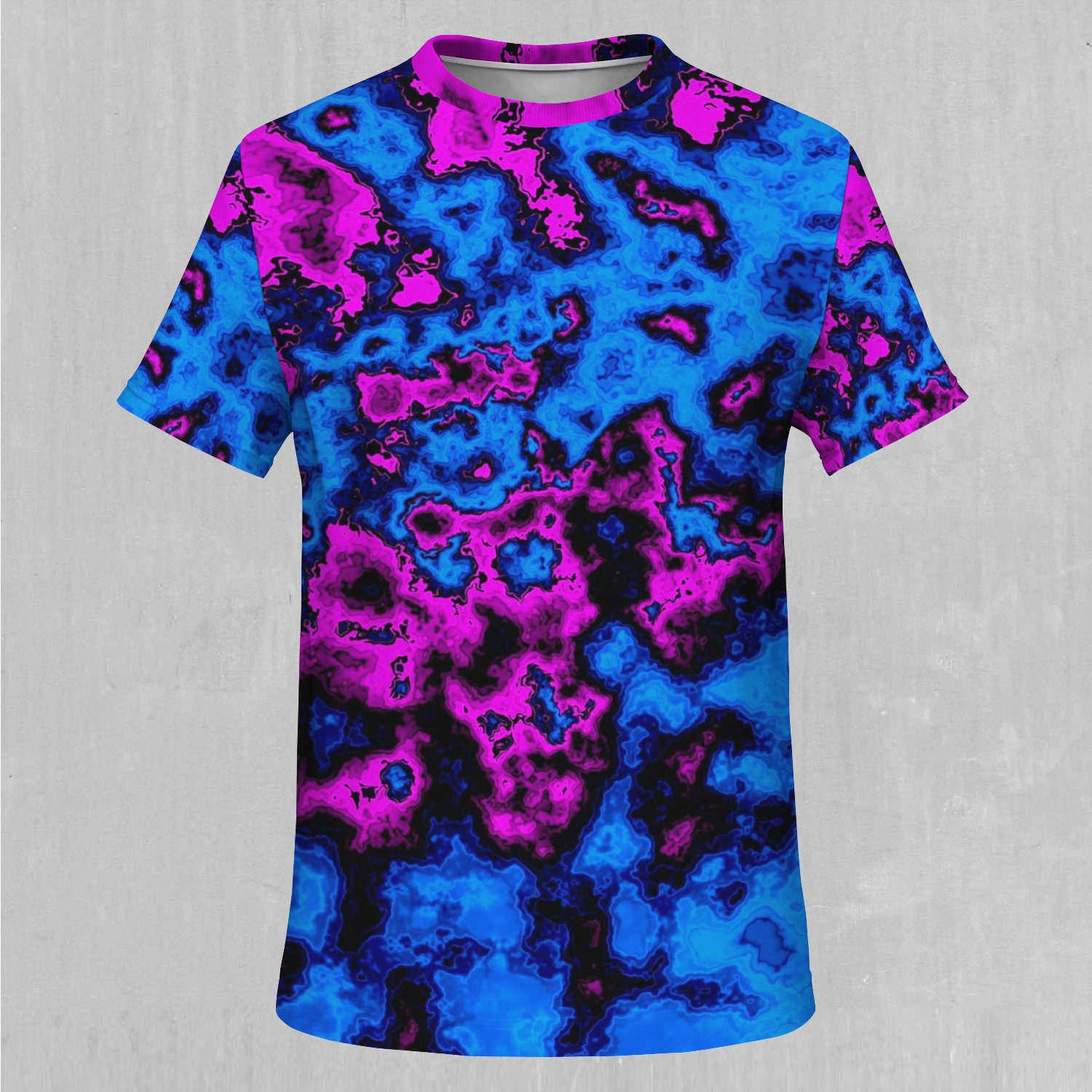 Geocidic Psychedelic Blue/purple EDM Rave Festival All Over Print Tee ...