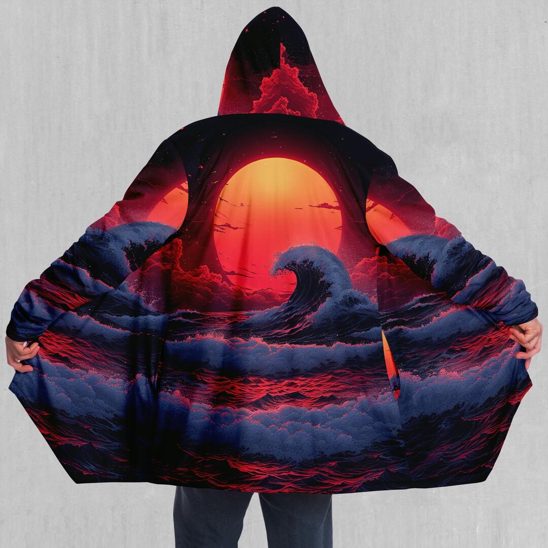 The Synthwave off Kanagawa Vaporwave Retro EDM Rave Festival Synthwave ...