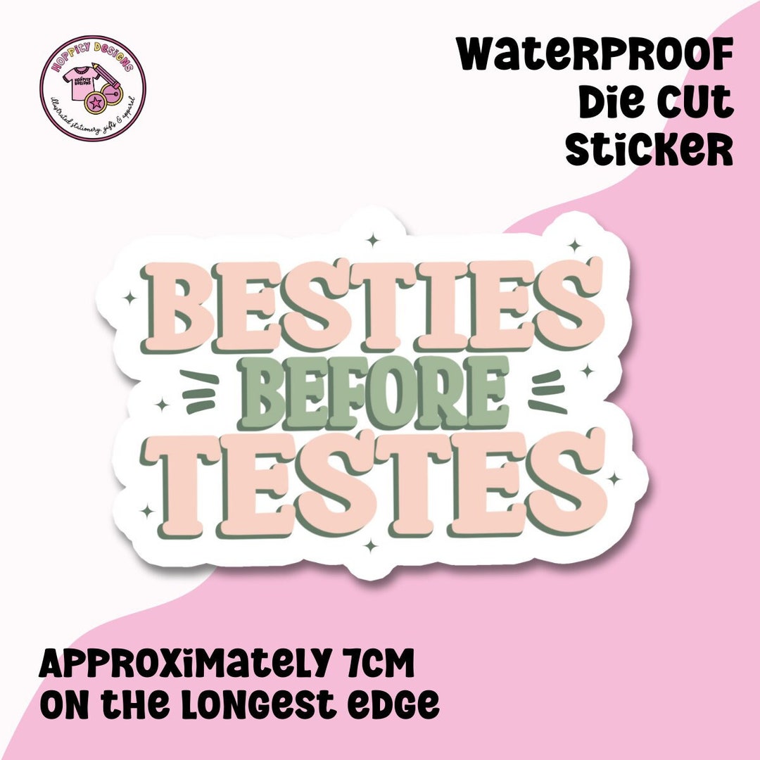Funny Die Cut Sticker, Best Friend Gift, Besties, Decal, Waterproof ...