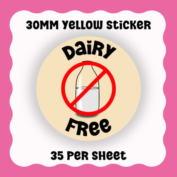 Dairy Sticker Sheet - Etsy
