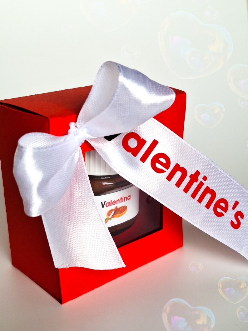 Personalised Nutella Name Full Chocolate Jar Valentine's Day Birthday ...