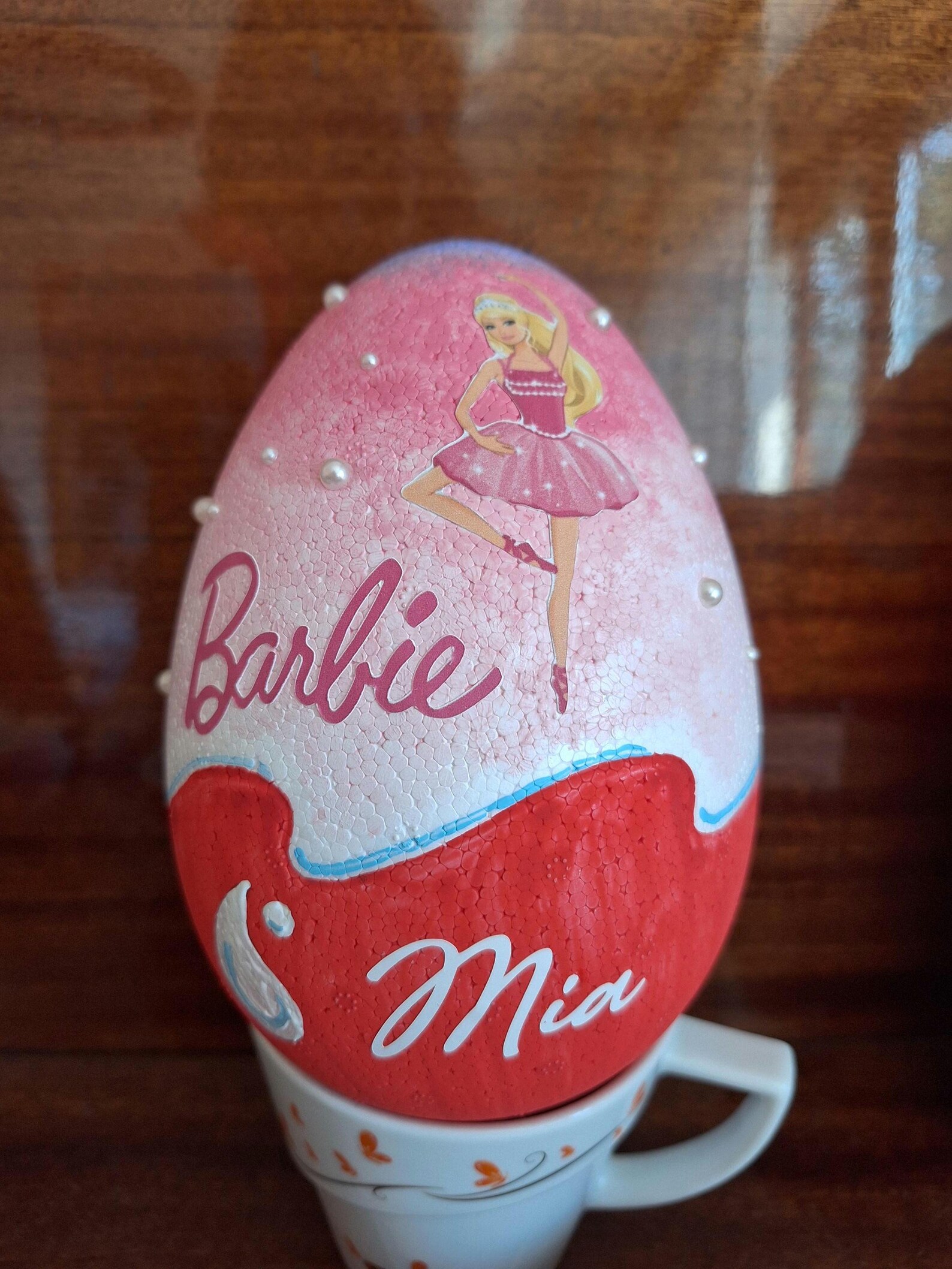 Personalized Surprise Egg | Custom Name Gift Egg 16cm | Empty Styrofoam ...