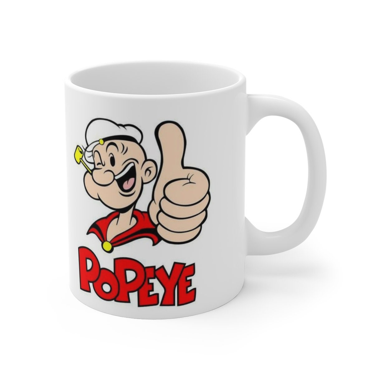 Popeye the Sailor Man Cartoon Novelty Gift Mug - Etsy