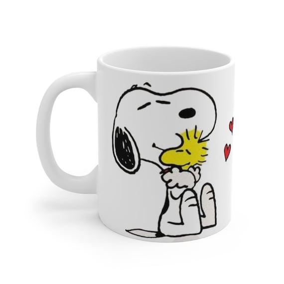 Snoopy and Woodstock Charming Cuddle Novelty Valentines Day - Etsy UK