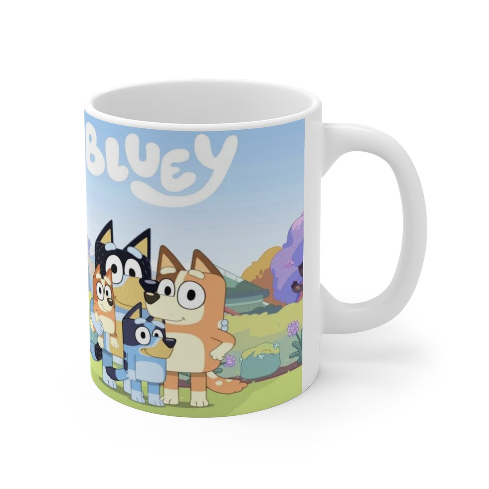 Bluey and the Gang Childrens TV Show Gift Mug - Etsy UK