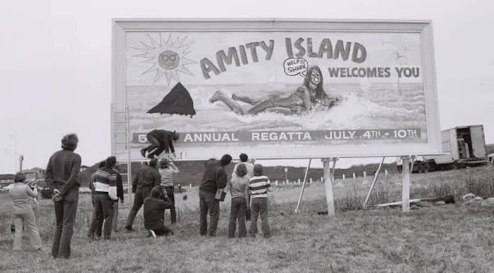 Jaws the Movie Amity Island Welcomes You . Billboard Poster - Etsy UK