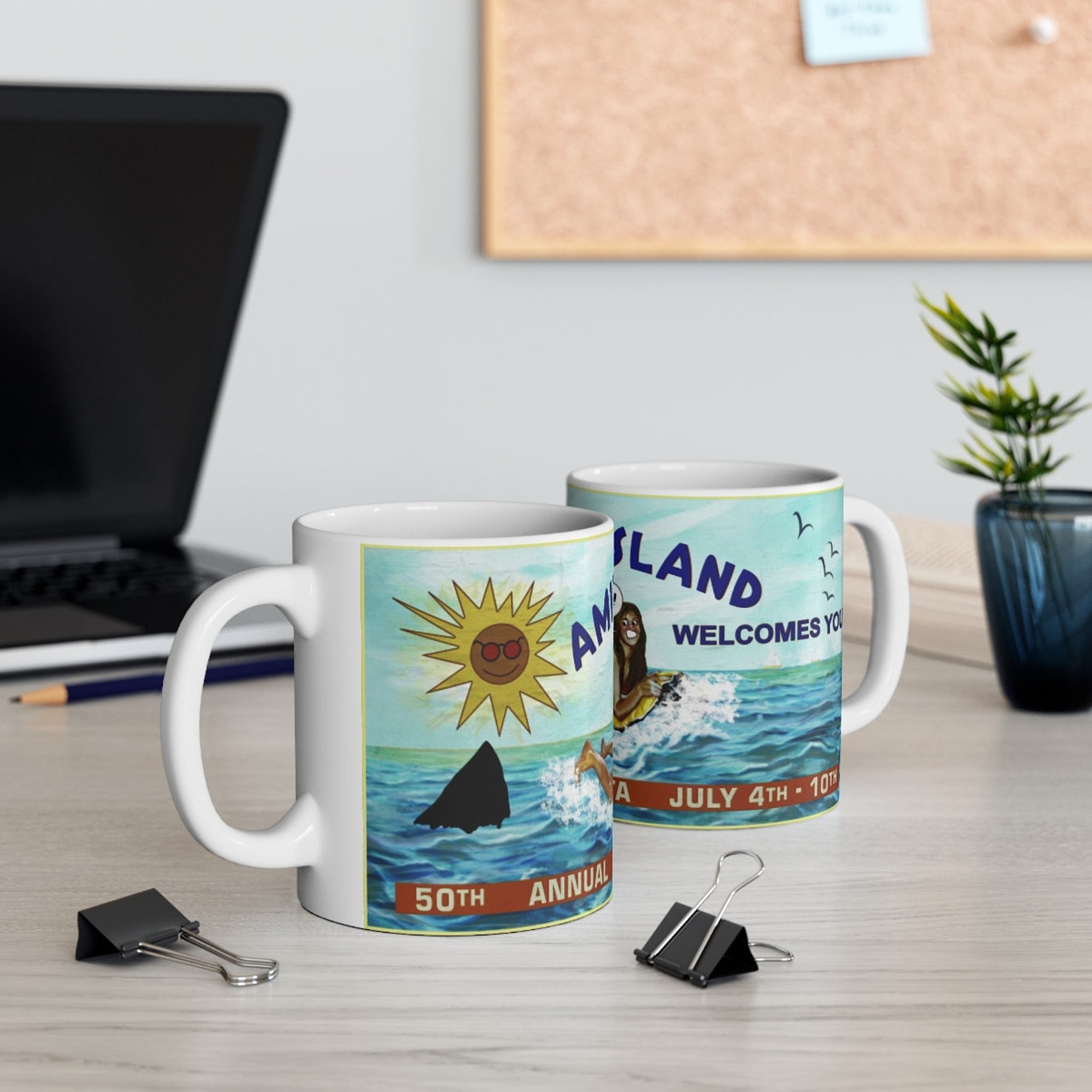 Jaws the Movie Amity Island Welcomes You . Billboard Poster - Etsy UK
