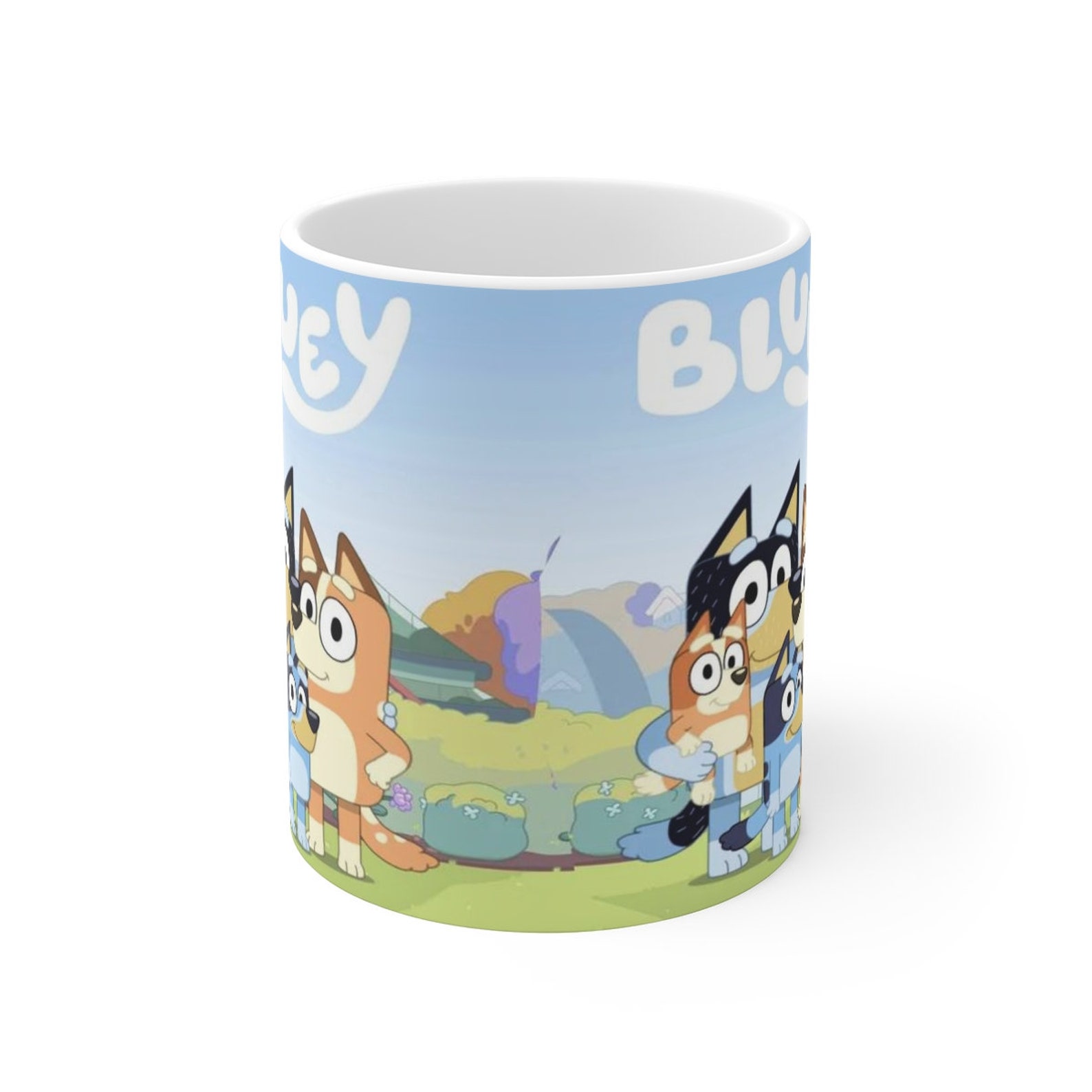 Bluey and the Gang Childrens TV Show Gift Mug - Etsy UK