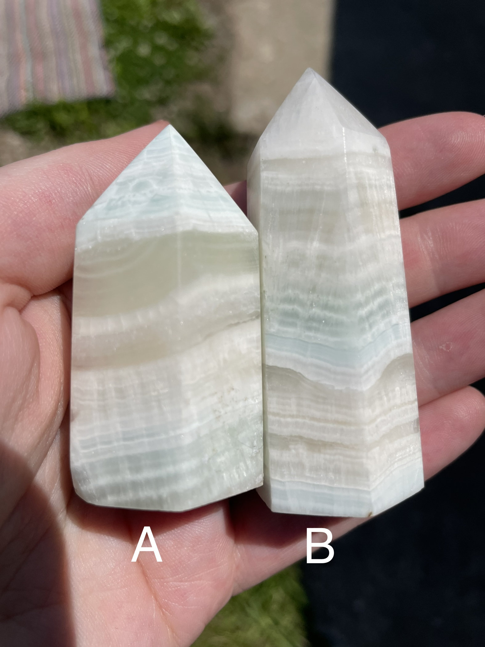 Larimar Crystal Point Tower - Etsy