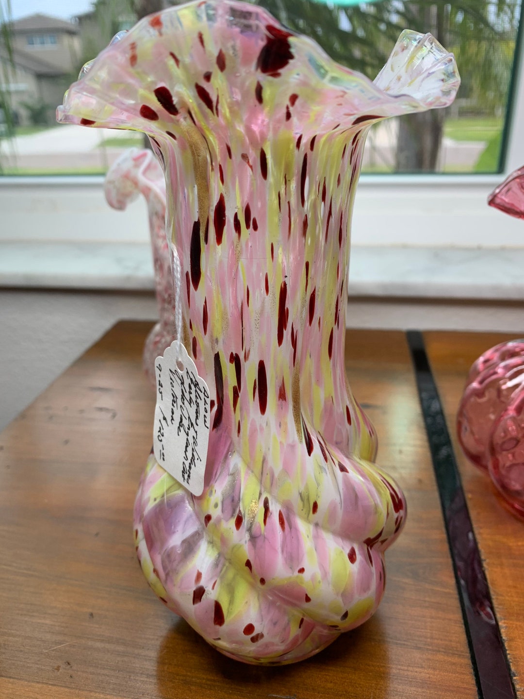 Antique Spatter Glass of Vases Legras / Stevens and Williams Art ...